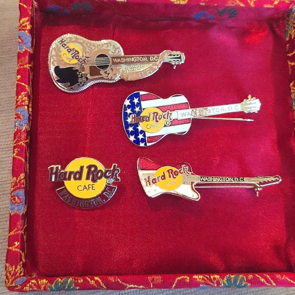 Hard Rock Cafe | Accessories | Vintage Hard Rock Pins | Poshmark